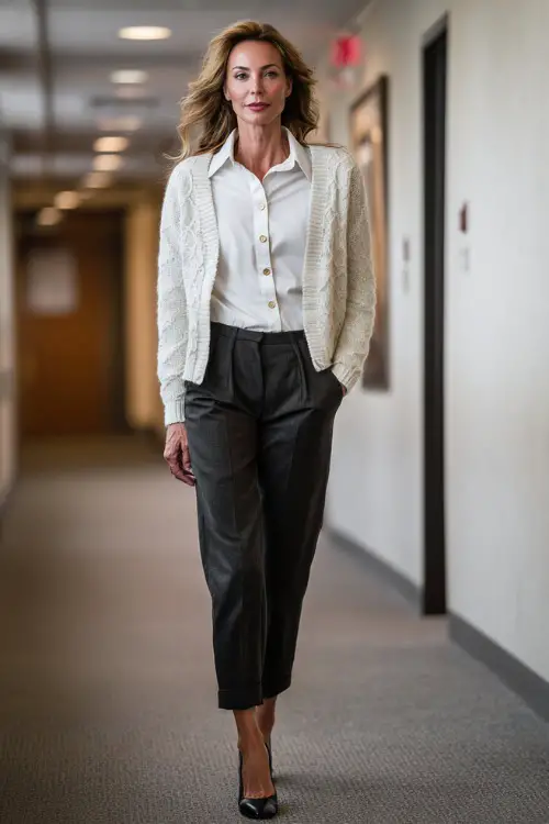 10 Edgy Business Casual Outfits for Women over 40: Clean Lines, Smart ...